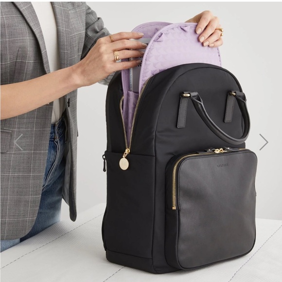 Lo & Sons | Bags | Lo Sons Rowledge Backpack Black Exterior Silver ...